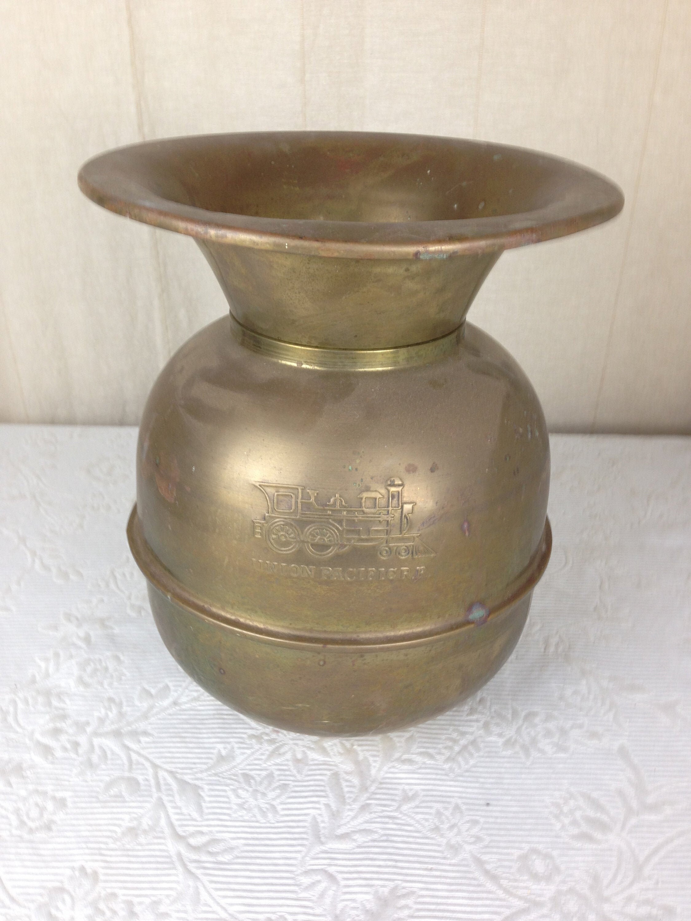 Reproduction Model of a Solid Brass Cuspidor/Spittoon with | Etsy