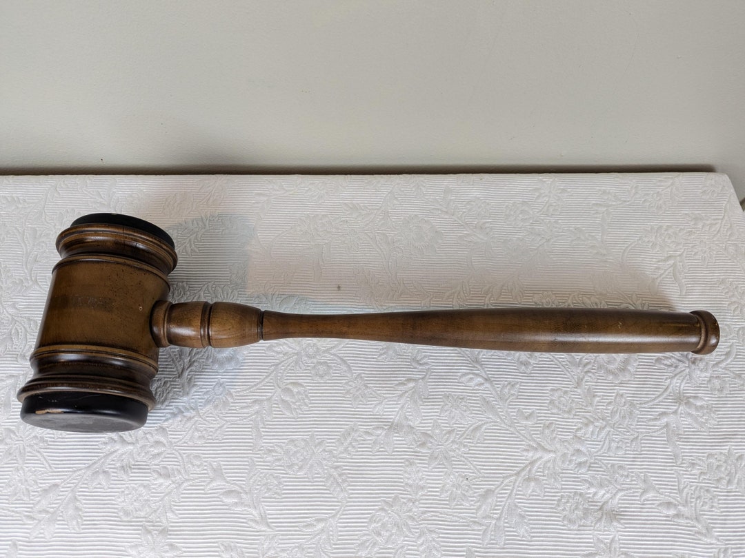 LARGE Wooden Gavel 24 Inches Long 7 Inch Wide Head Display Piece 04593 ...
