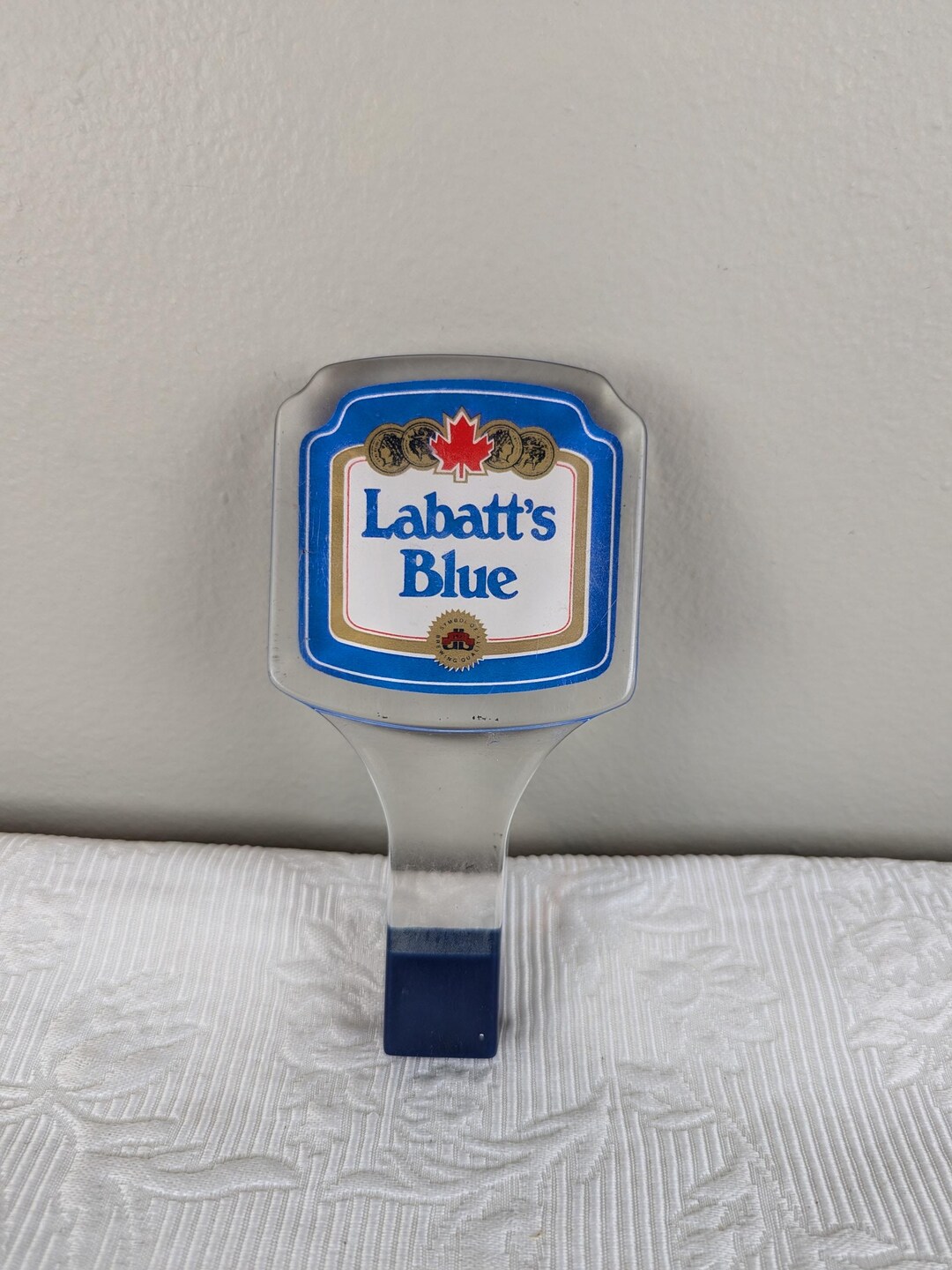 Vintage Labatt's Blue Lucite Acrylic Beer Tap Handle 6 Inches Tall ...