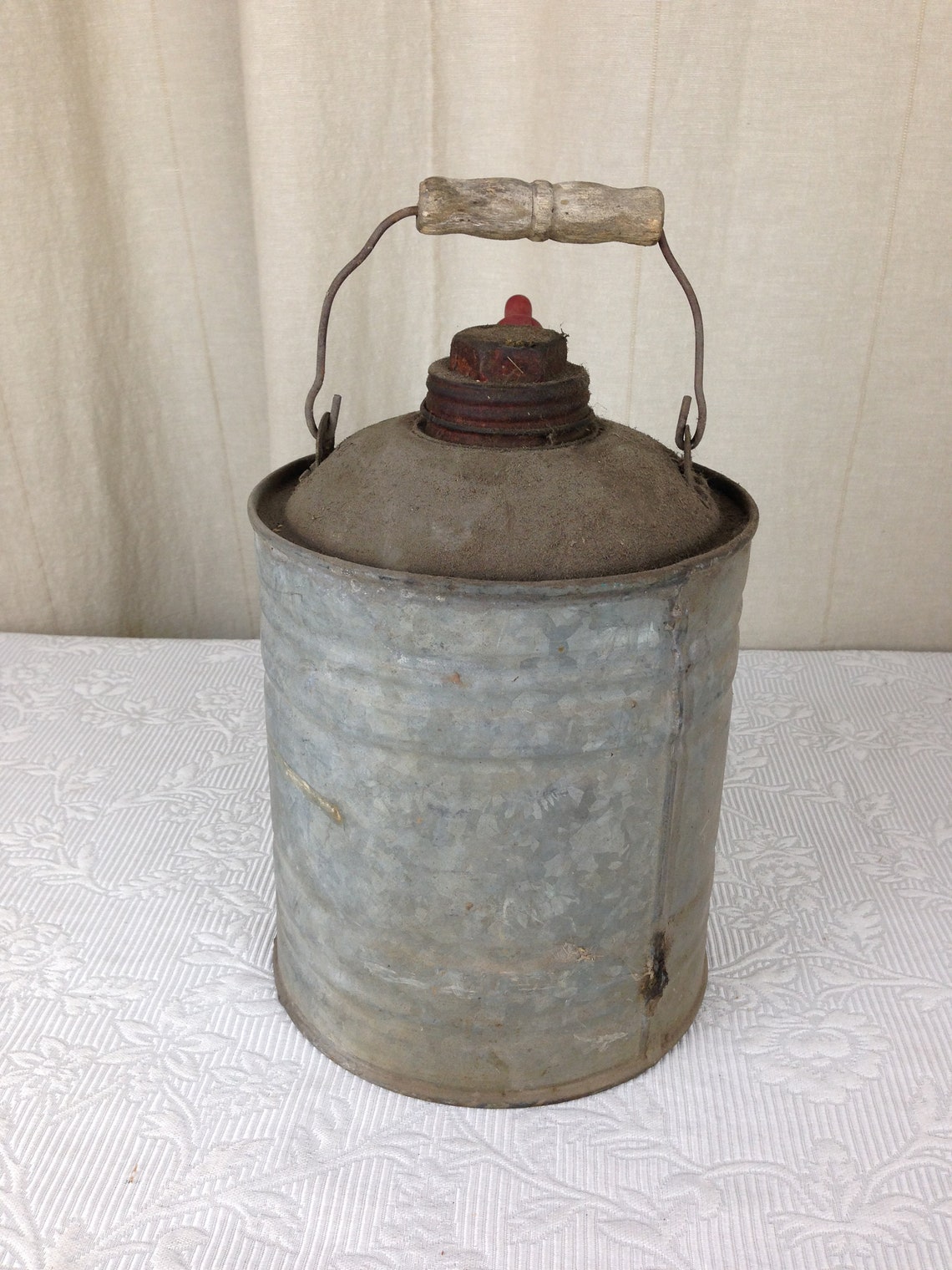 Vintage 1 Gallon Galvanized Gasoline Can in as Found Condition 04936 - Etsy