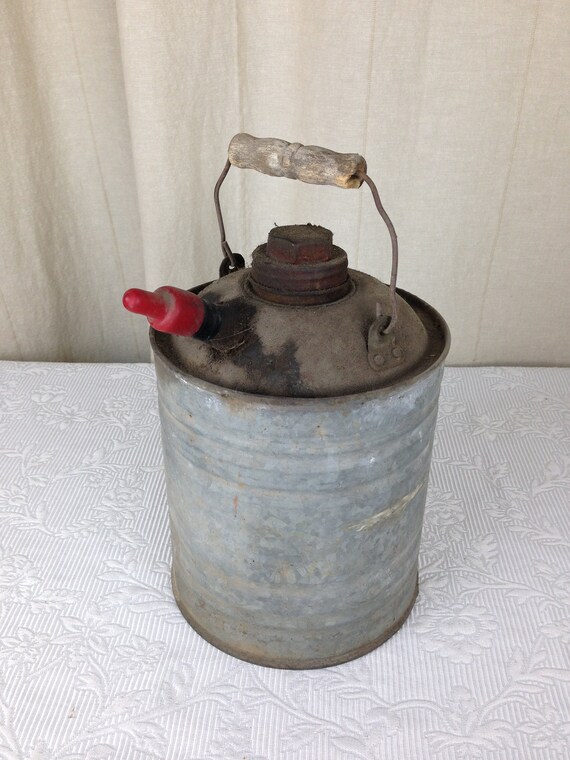 Vintage 1 Gallon Galvanized Gasoline Can in as Found Condition | Etsy