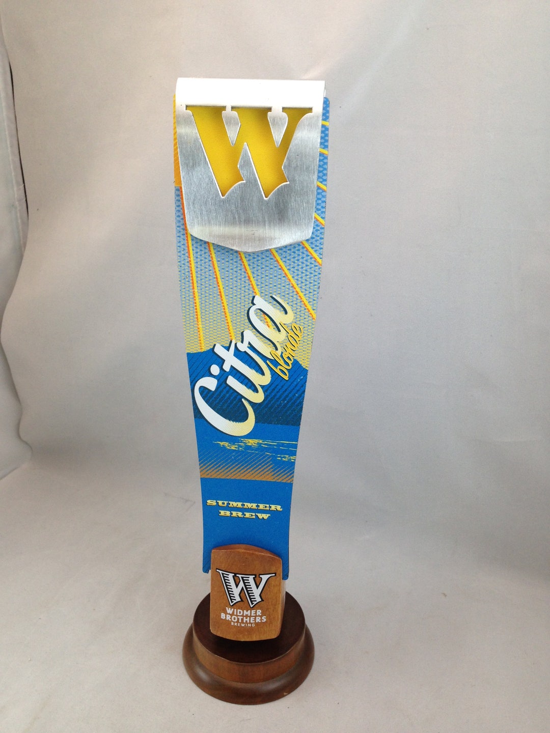 Tap Handle for Widmer Brothers Brewing Citra Blonde Summer Brew Wood ...