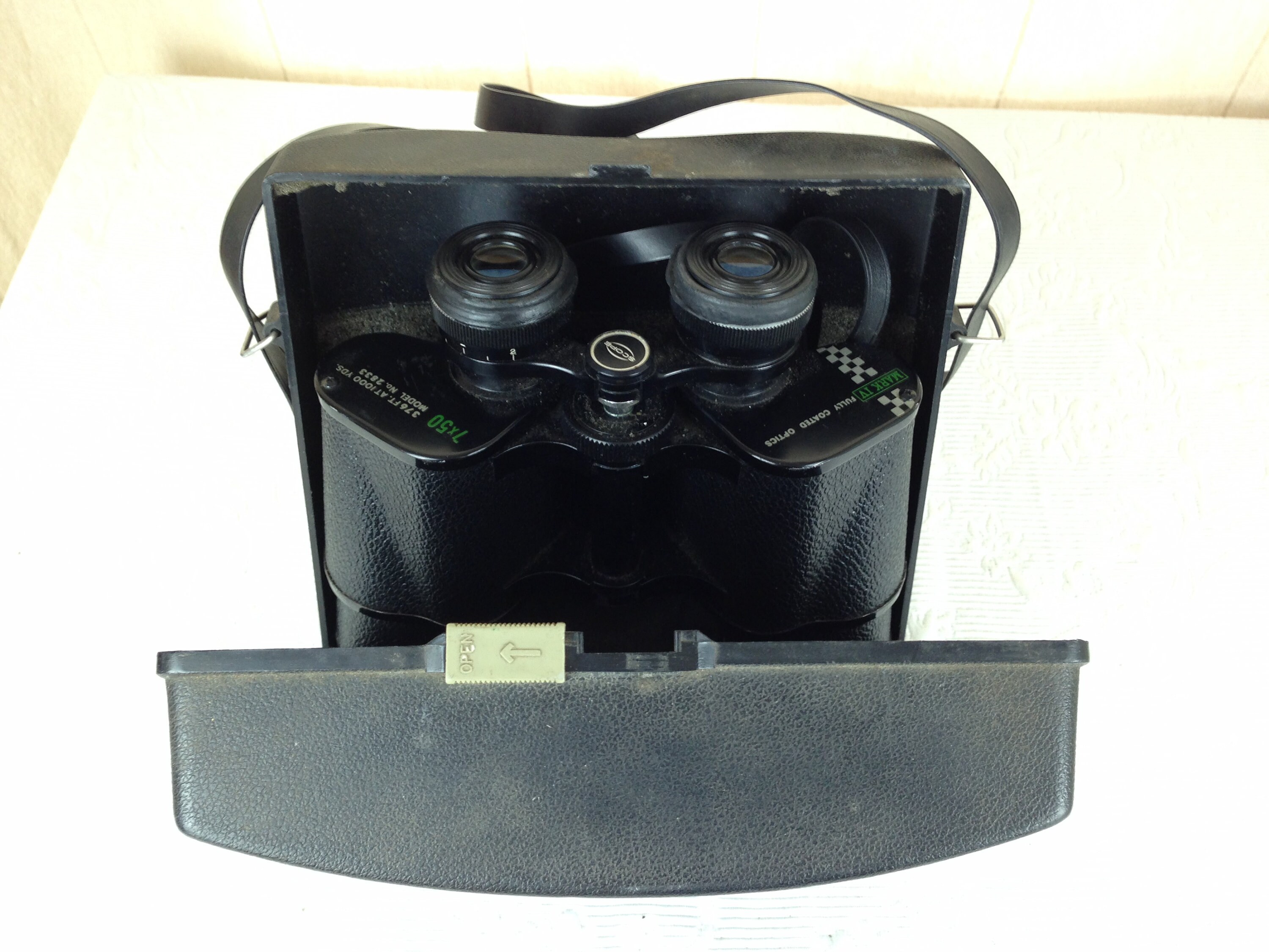 Vintage Japanese Scope Mark IV Binoculars 7 X 50 Model No. 2833 With ...