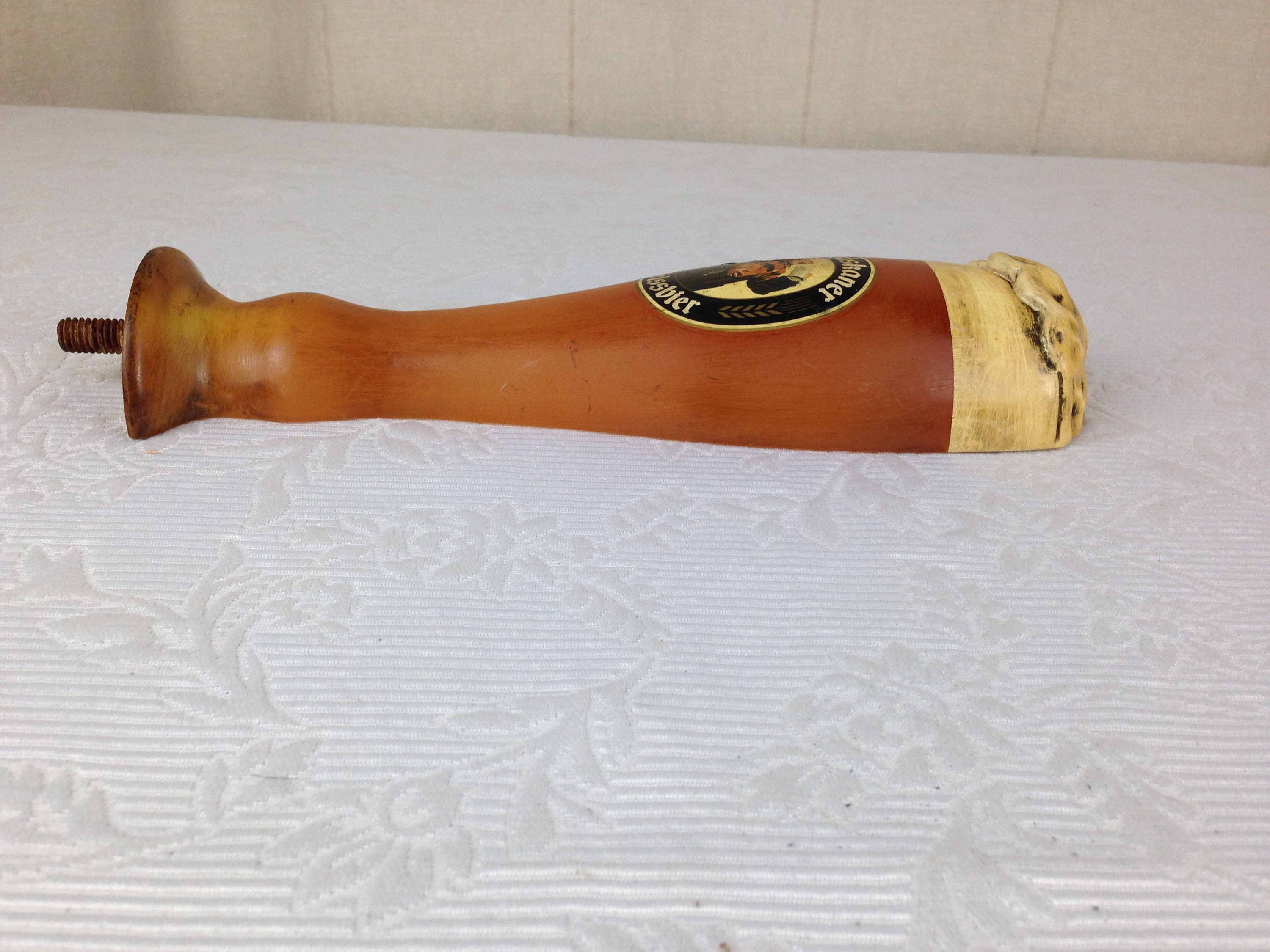 Tap Handle for Franzikaner Weissbier in Shape of Full Beer - Etsy