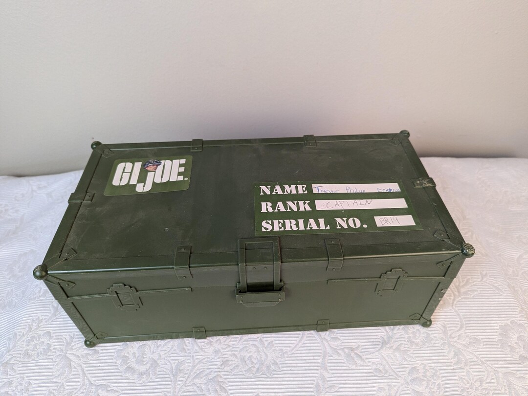 Vintage 1997 Version of G.I. Joe Foot Locker Green Plastic With No Tray ...