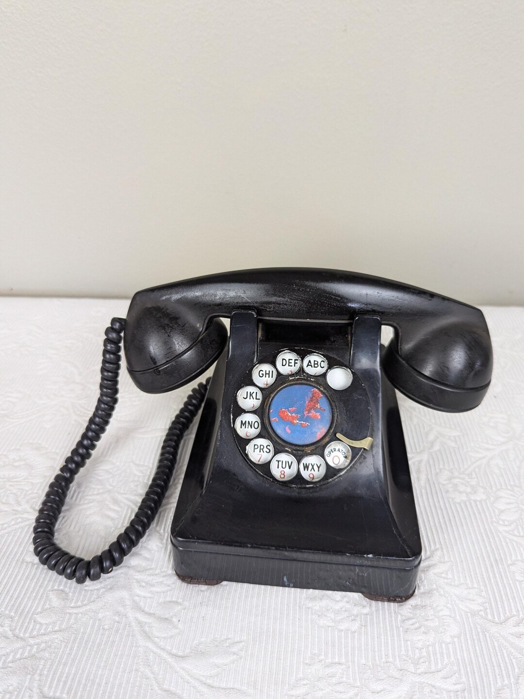 Vintage Western Electric Bell Systems Rotary Dial 302 Desk F1 Telephone ...