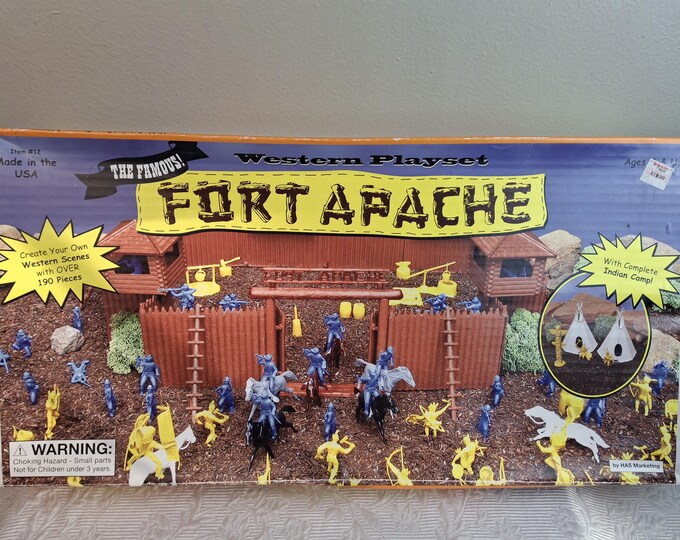 Vintage Western Playset Version of Fort Apache Play Set No 12 With ...