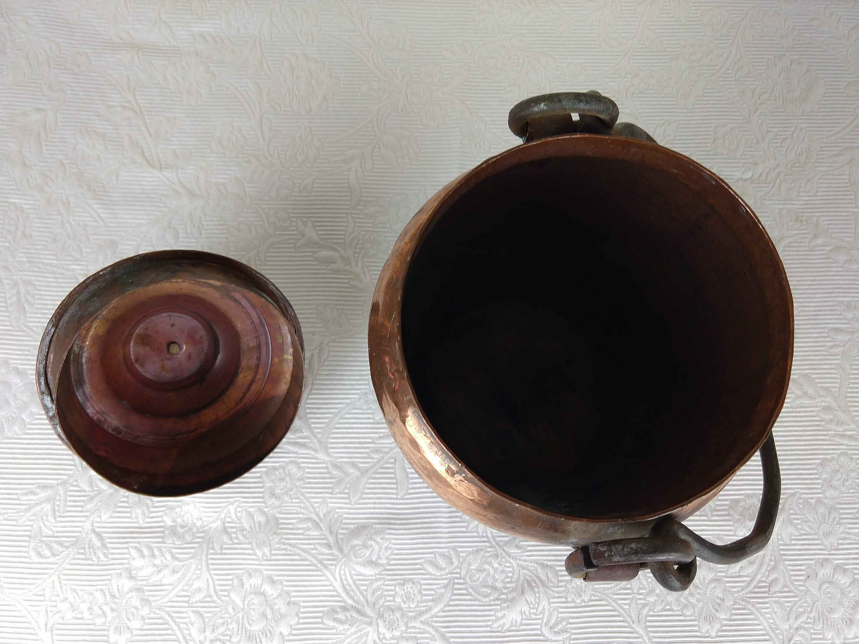 Vintage Copper Urn With Lid and Hanging Style Handle 11 1/2 - Etsy