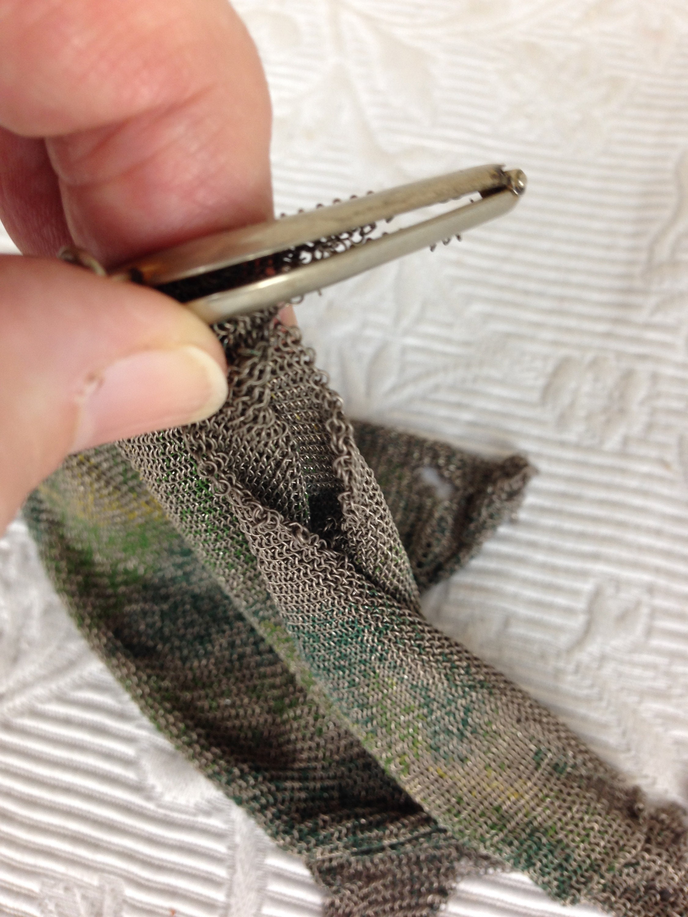 Vintage to Antique Super-fine Chain Mail Purse With Faded | Etsy