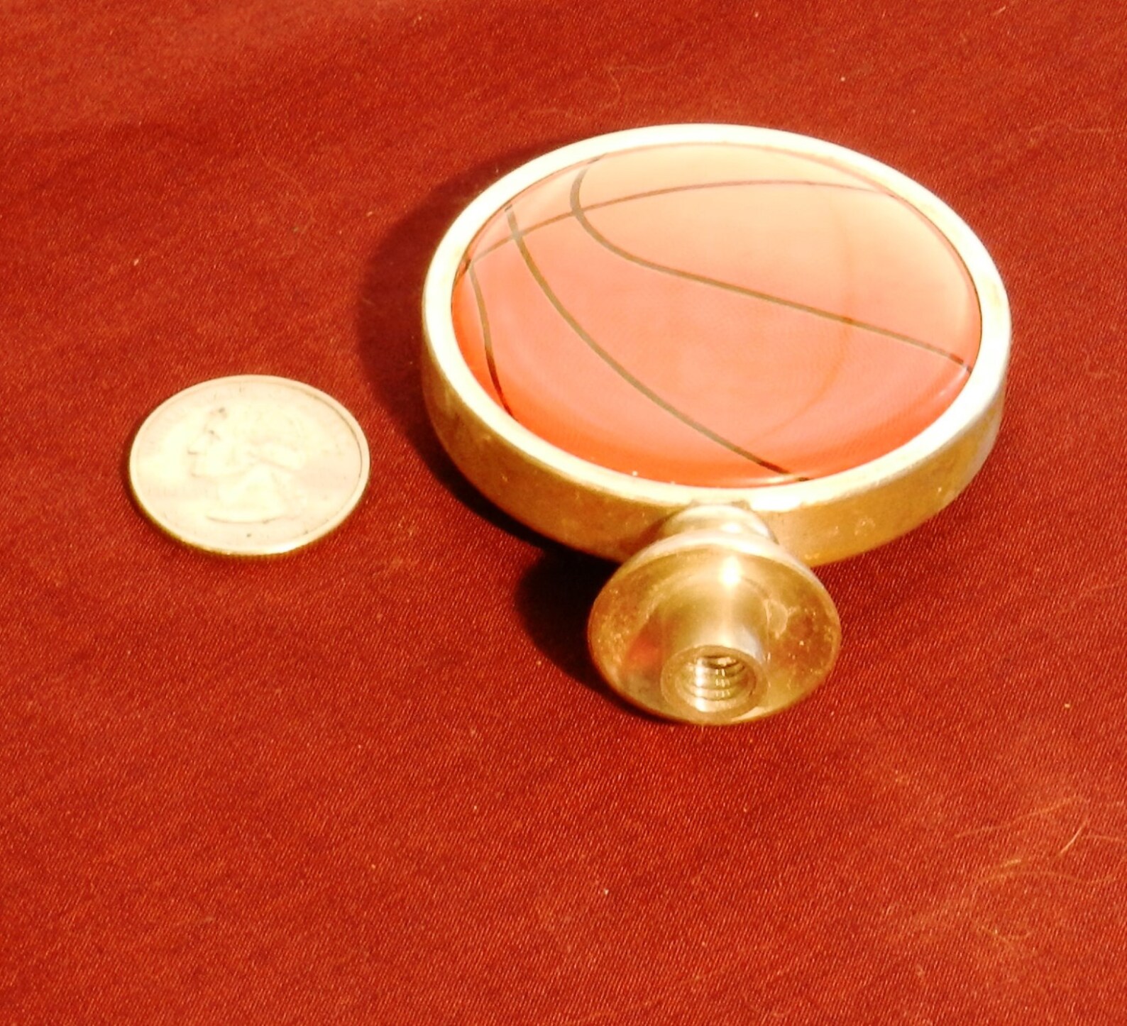 Generic Basketball Shaped Tap Handle Metal and Glass 3 Inches - Etsy