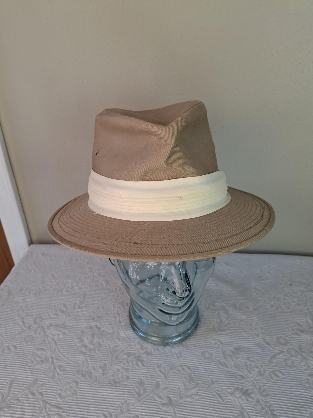 A Light Brown Line Headwear Brand Fedora Rigid Style All Weather Hat ...