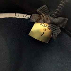 Stratton Felt Campaign Hat in Navy Blue Size 7 With Chin Strap and Gold ...