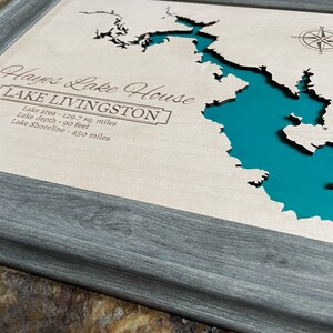 Custom Lake Map Personalized any Lake Available Laser Cut, Personalized ...
