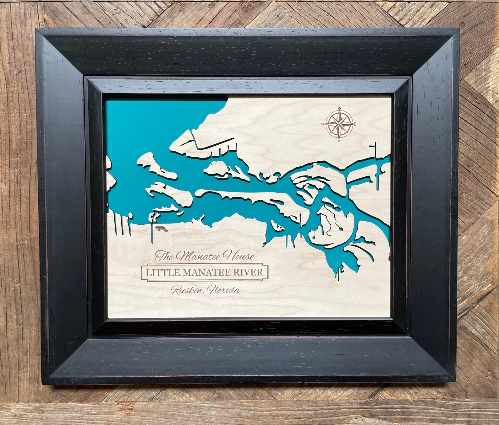 Custom Lake Map Personalized any Lake Available Laser Cut - Etsy