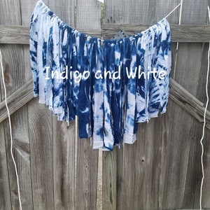 Fabric Garland, Fabric Banner, Fabric Bunting, Tie Die Garland, Tie Dye ...