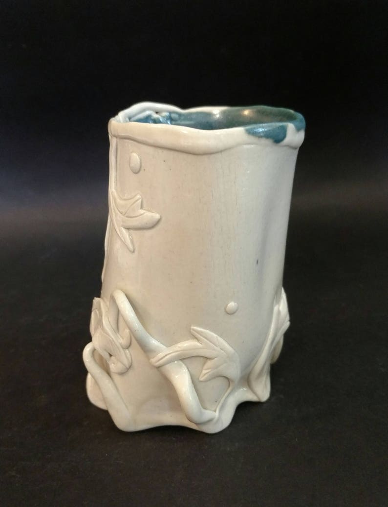 Porcelain Yunomi Cup #T13 Hand Built by Skip Lyman - Etsy