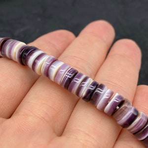 Wampum Shell Beads Bracelet From New England / Rhode Island america's ...