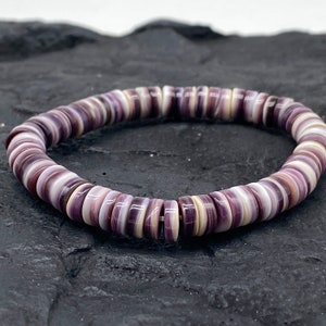 Wampum Shell Beads Bracelet From New England / Rhode Island america's ...