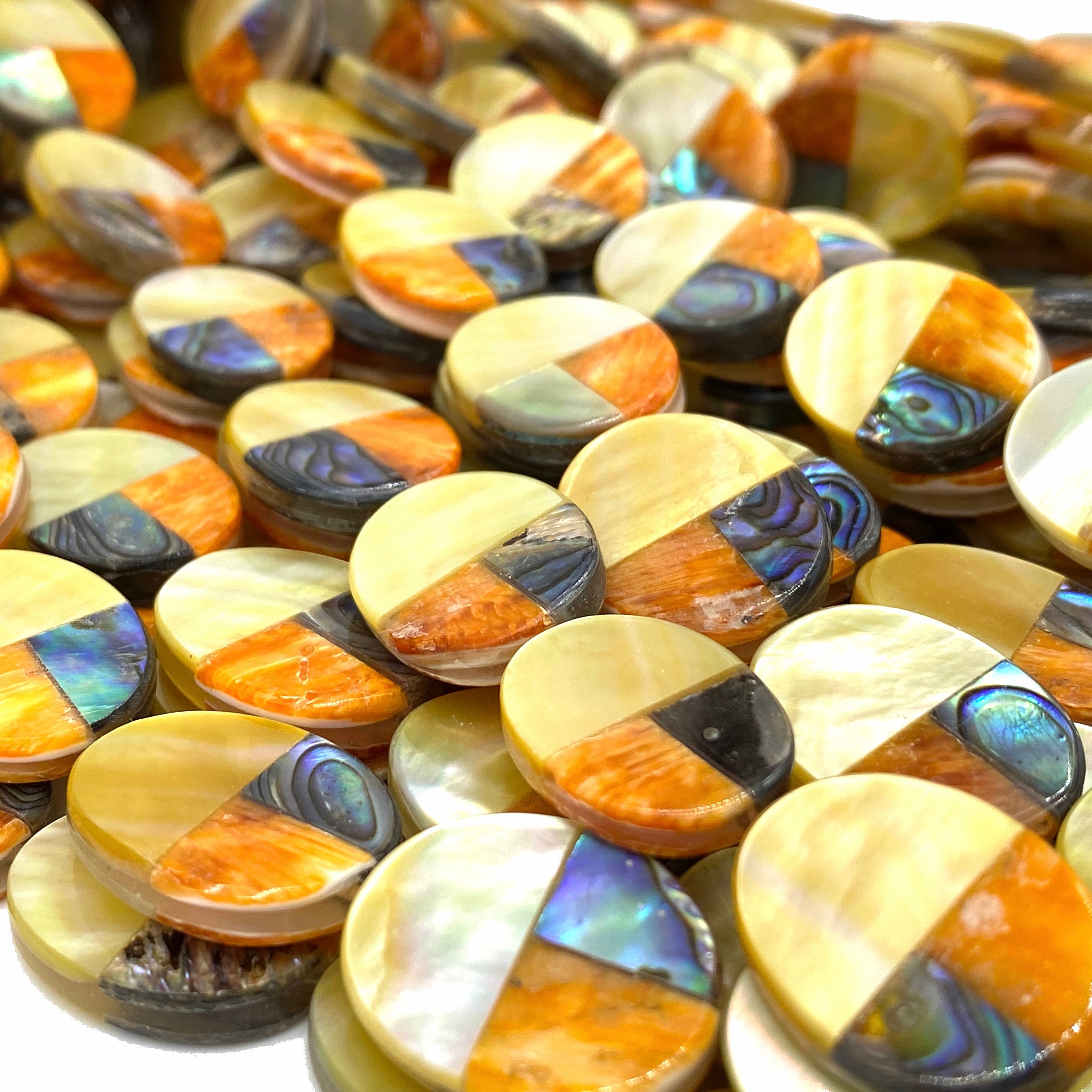 Orange Spiny Oyster Shell Beads (photo Doesn't Do It Justice) Inlay ...