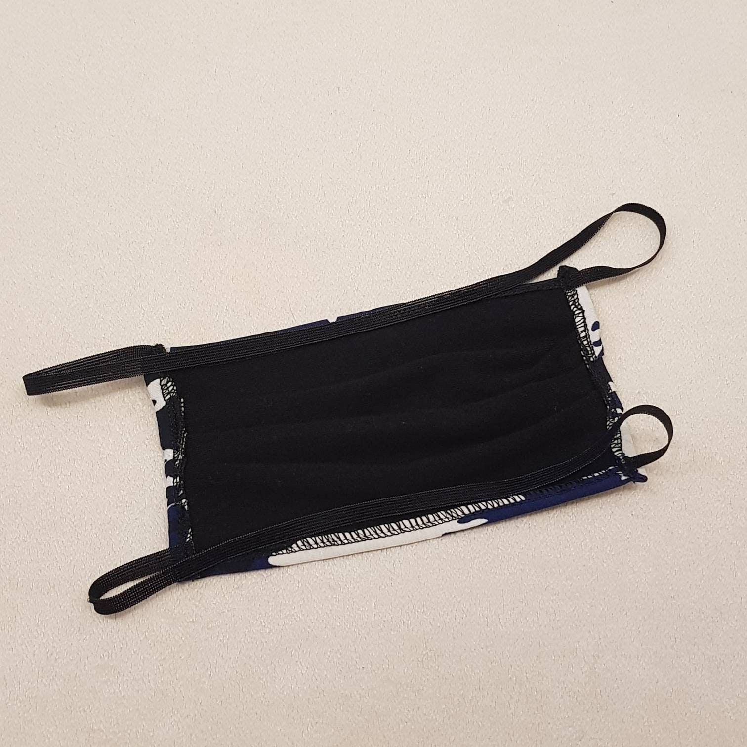 Handmade Blue Camo Face Mask Around Head Over Ears Cotton - Etsy