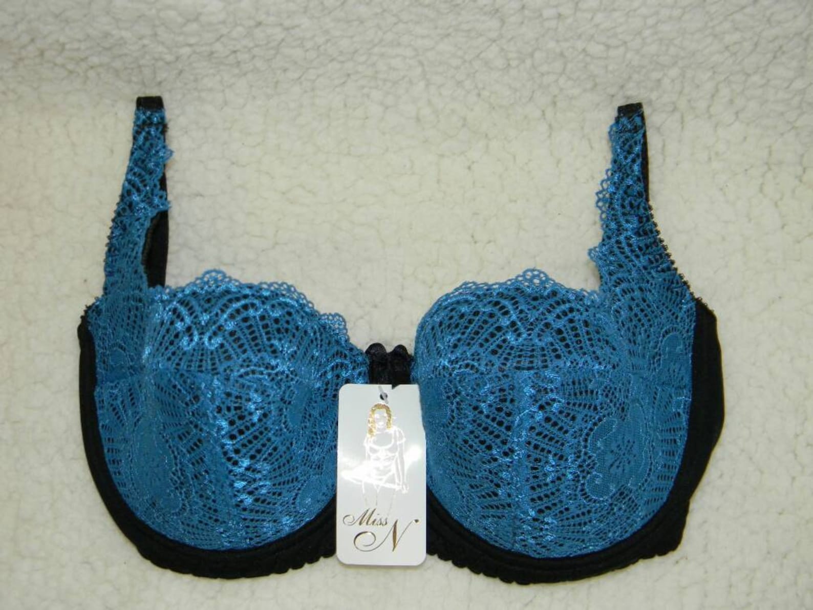 Handmade Blue Lingerie Set Plus Size Bra Set Blue Underwear Set Royal ...