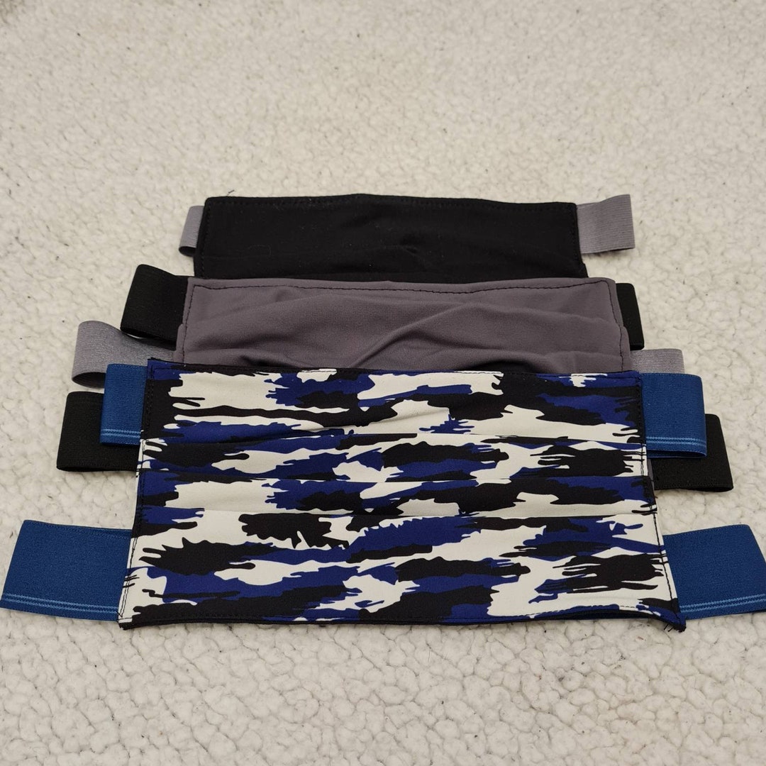 MPOX Set of 3 Masks, Face Mask, Black, Gray, Camo, Handmade Face Mask ...