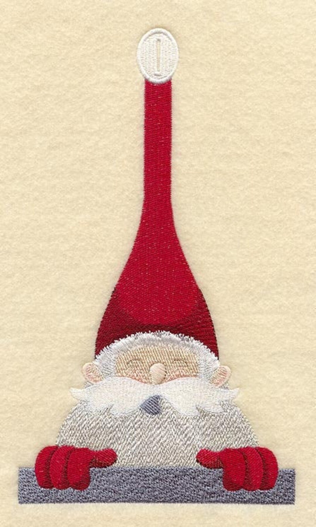Embroidery Design, Personalized Design, Santa on Towel, Embroidered ...