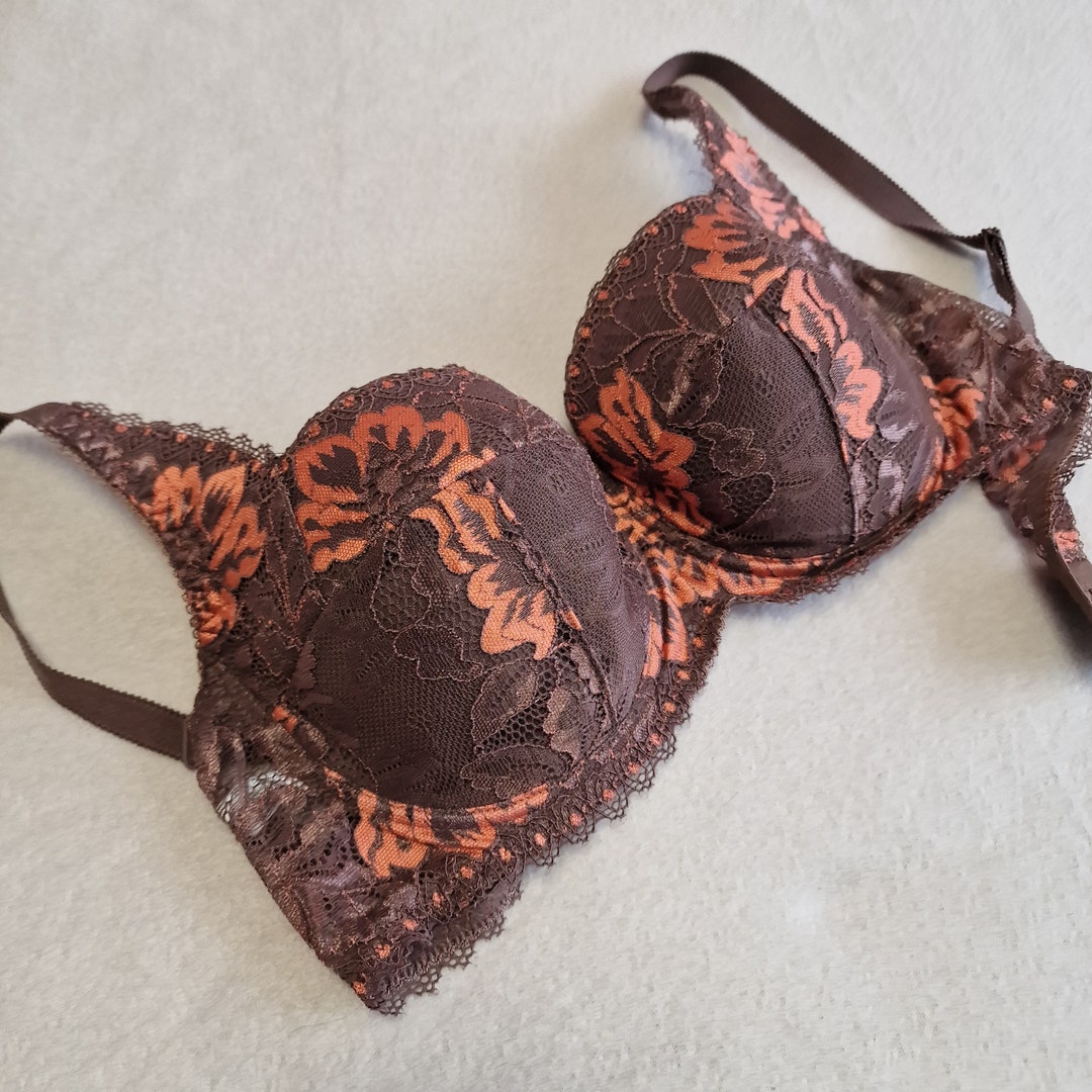 90E, 40E, Open Nipples Bra, Room for Nipples, Crotchless Lingerie, Open Cup, White Bra White ...