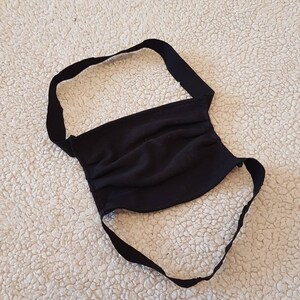 Black Handmade Face Mask, Cotton, One Size, Different Colors, Custom ...