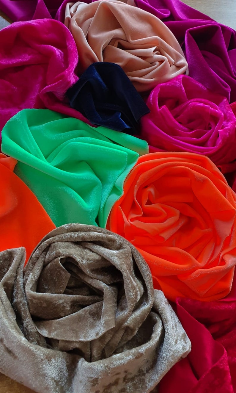 Velvet Silk Velvet Different Colors Velvet for DIY Velvet - Etsy