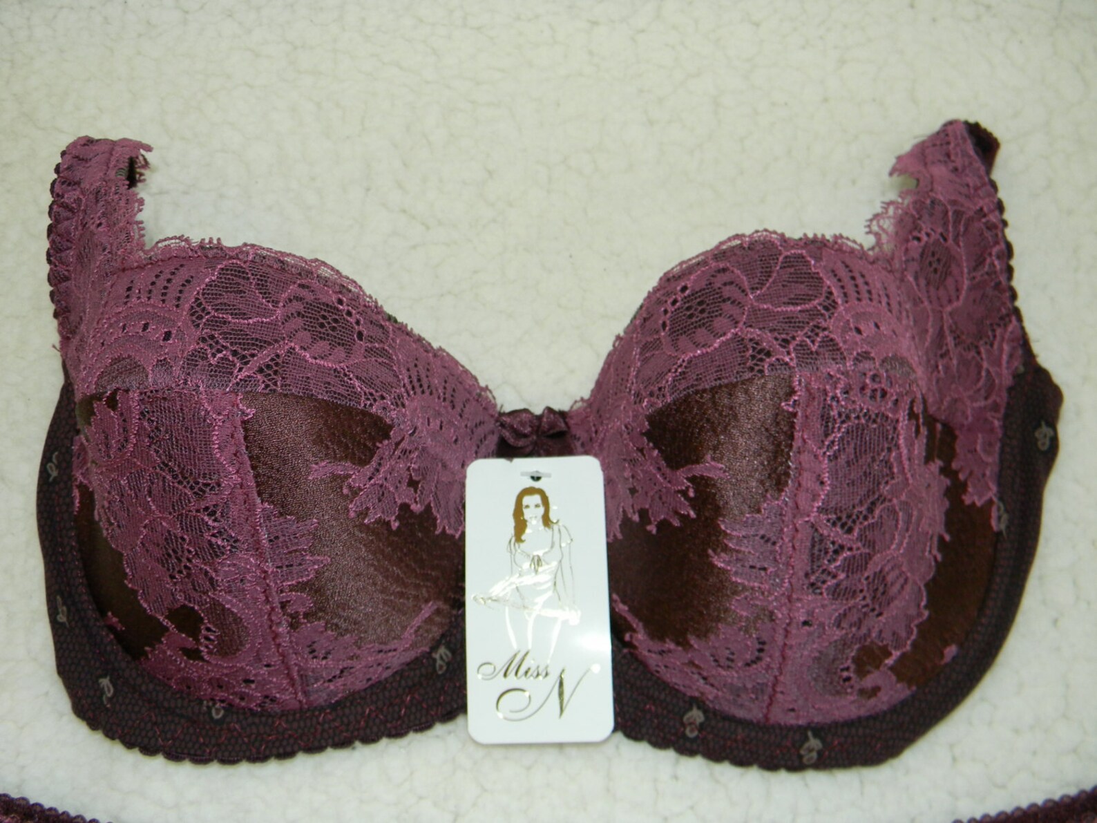 Rose Lingerie Set, Handmade, Plus Size Bra Set, Rose Underwear Set ...