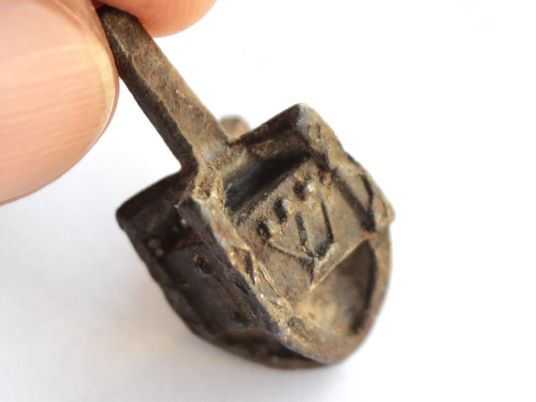 Antique Jewish Dreidel, Old Sevivon, Judaica Collectible, Hanukkah Gift ...