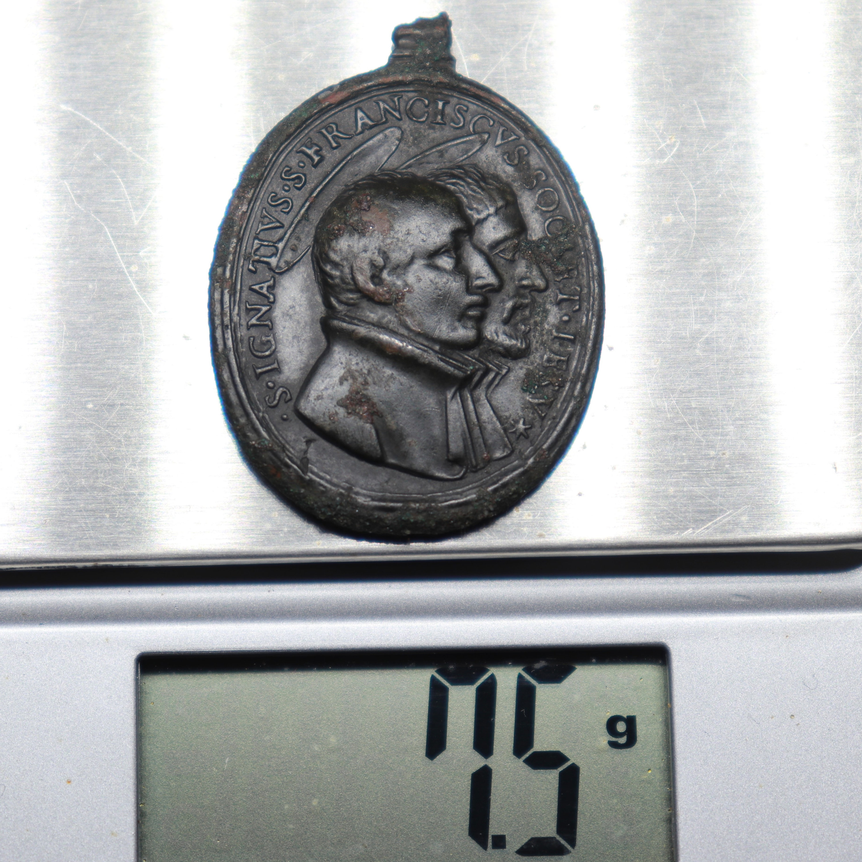 Rare Jesuits Antique Religious Medal St. Ignatius, Franciscus, Aloysius ...