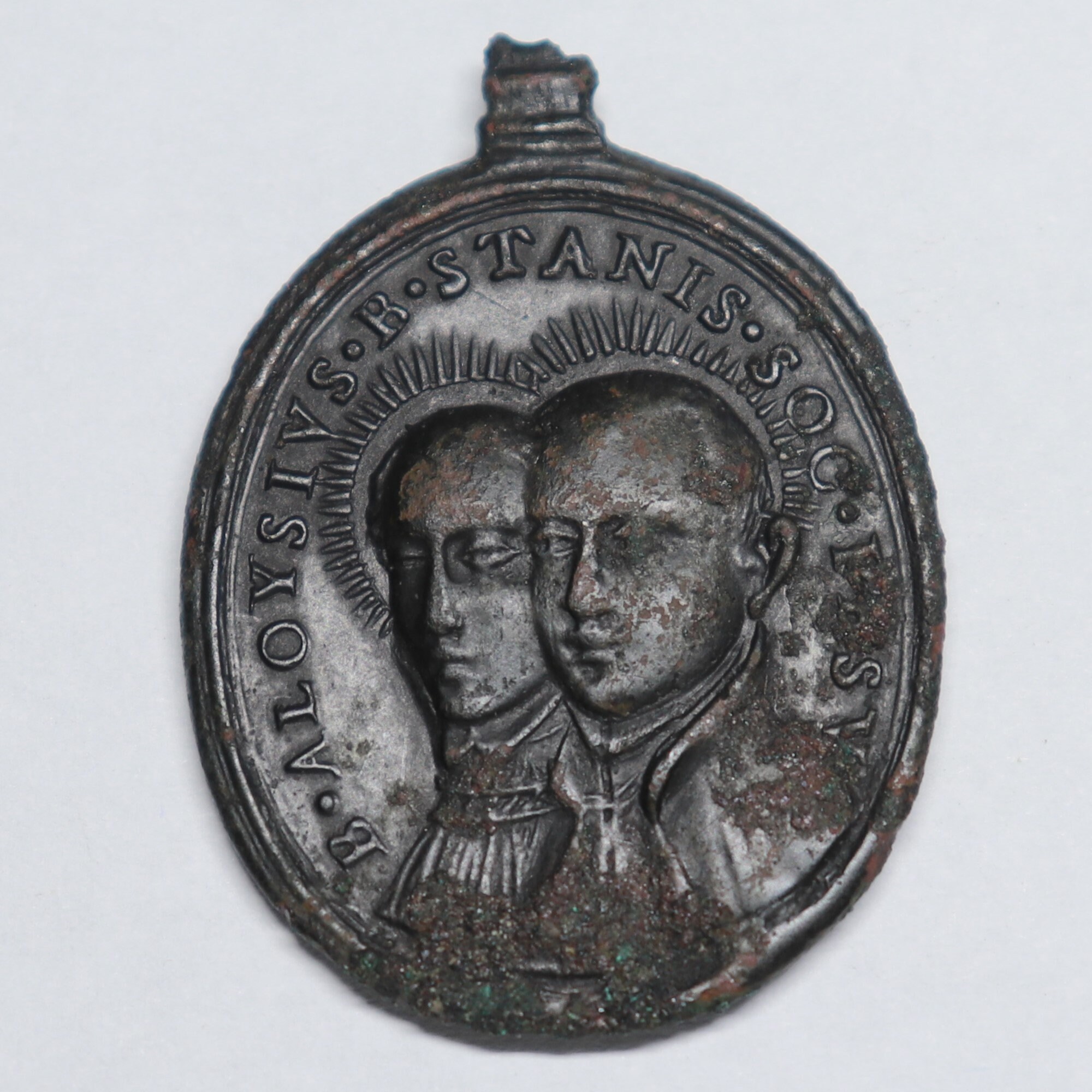 Rare Jesuits Antique Religious Medal St. Ignatius, Franciscus, Aloysius ...