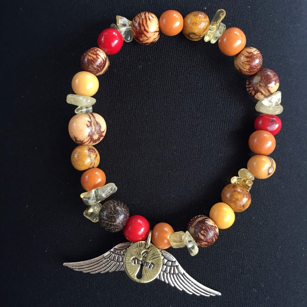 Stamped Out Cross & Angel Wings - Etsy
