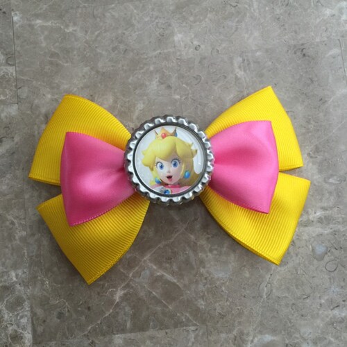 Princess Peach Inspired Bow - Etsy