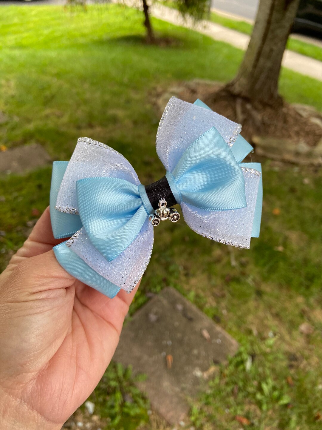 Cinderella Inspired Hair Bow - Etsy