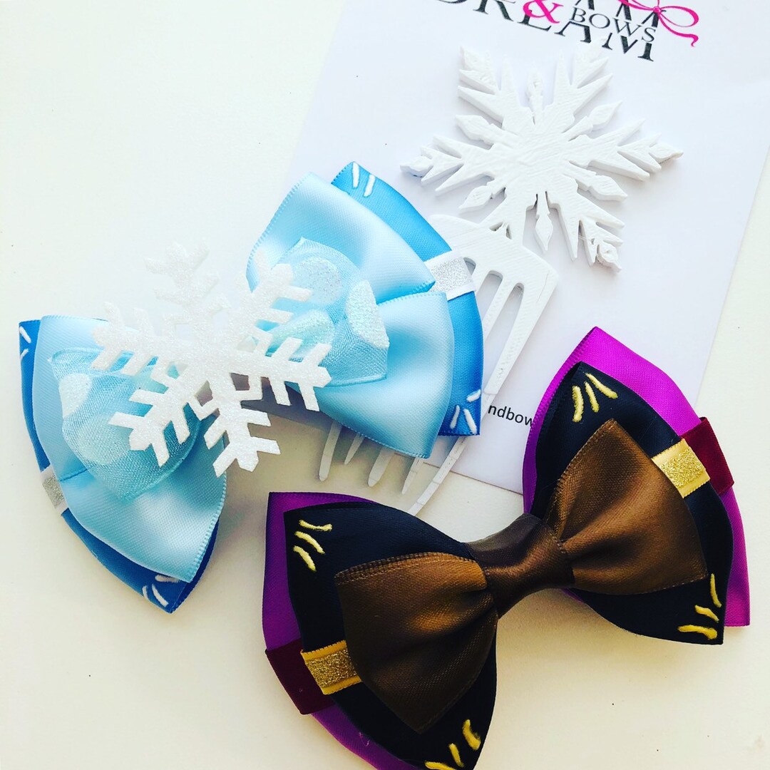 Frozen 2 Inspired Hair Bow Disney Bows - Etsy