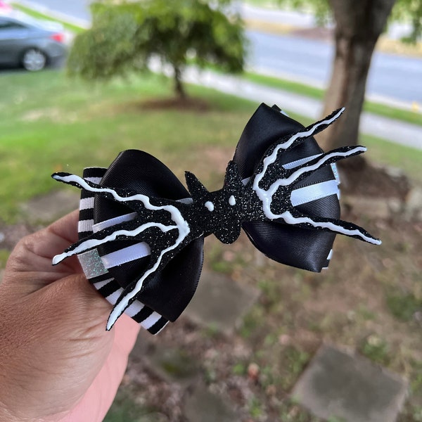 Jack Skellington Bow - Etsy