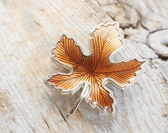 Fall leaf pin | Etsy