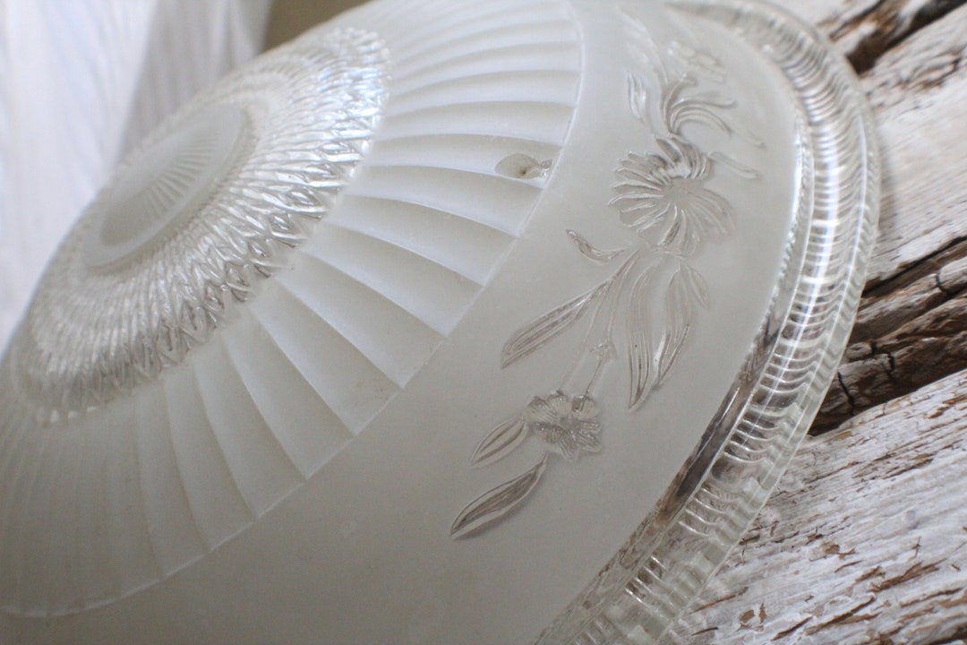 3 Hole Vintage Light Cover, 1950's Light Cover, Light Shade, Retro ...