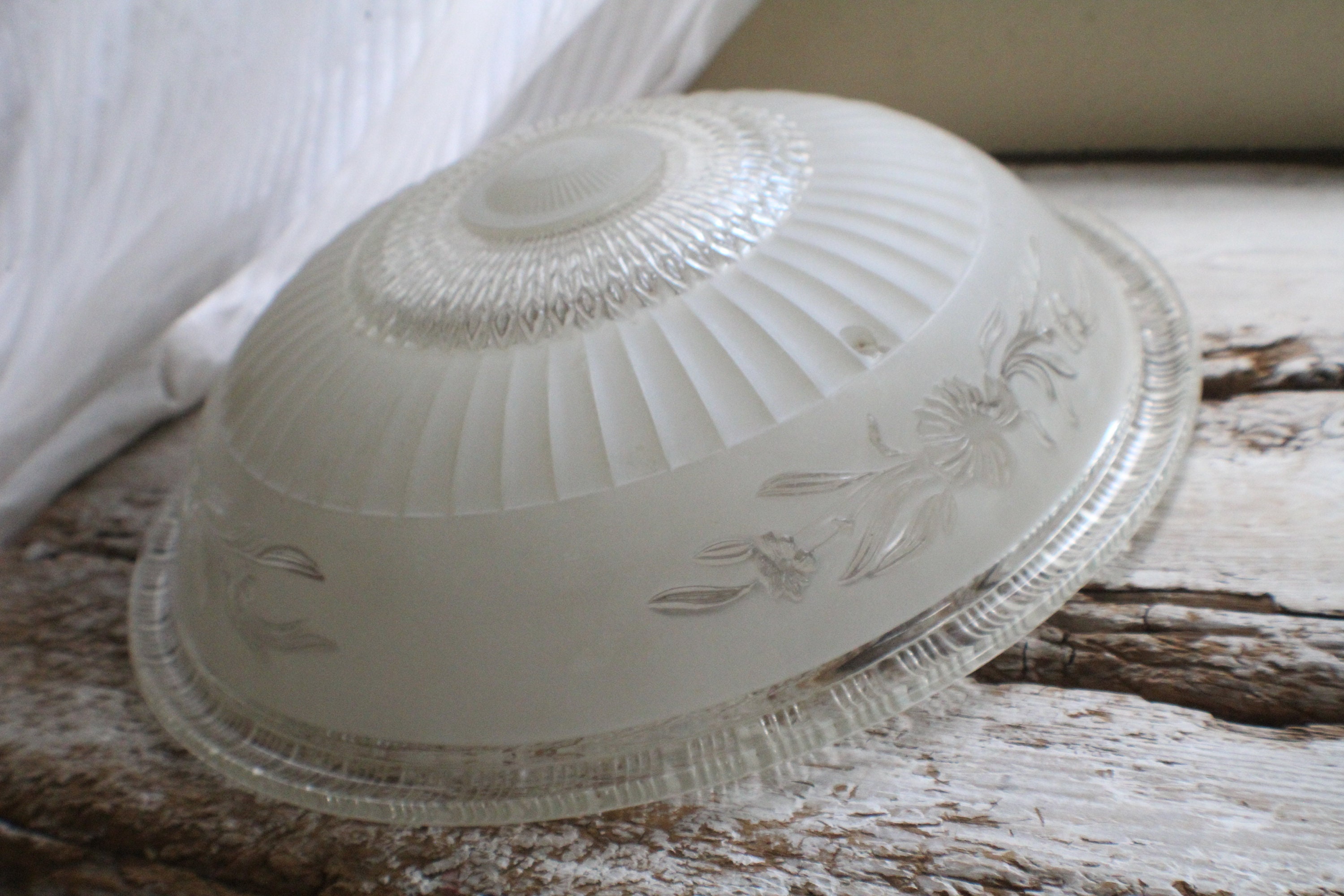 3 hole vintage light cover 1950's light cover light | Etsy