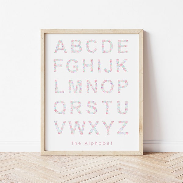 Floral Alphabet - Etsy