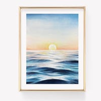Dreamy Watercolor Lake - Etsy