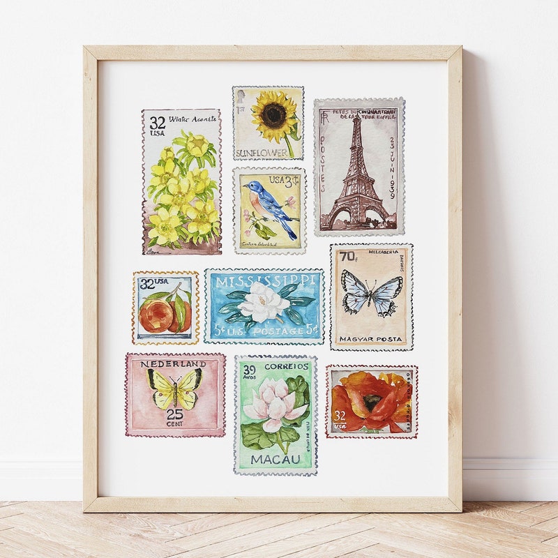 Stamp Art - Etsy