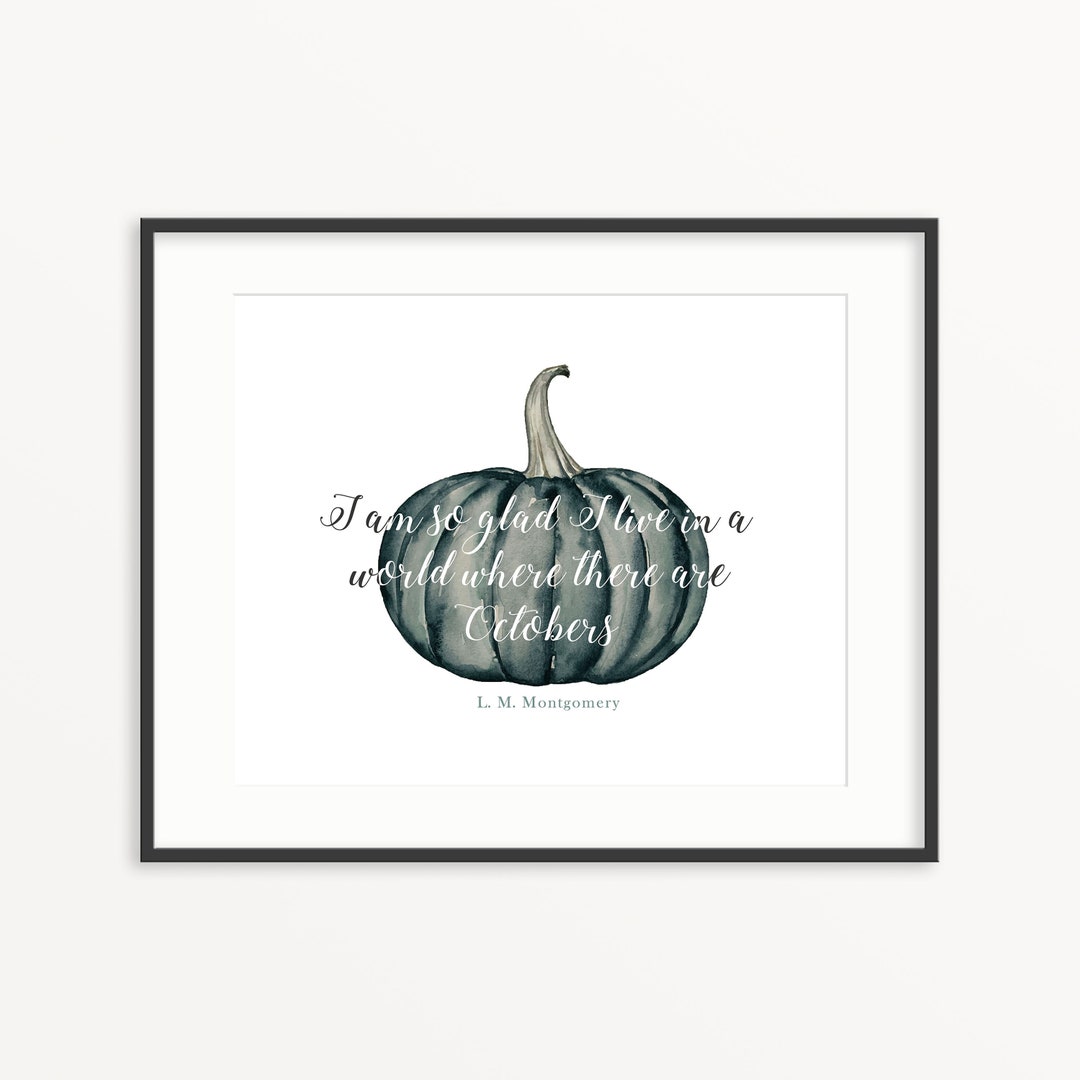 Ready to Ship October Pumpkin Wall Art. Pumpkin Wall Decor. Fall Decor ...