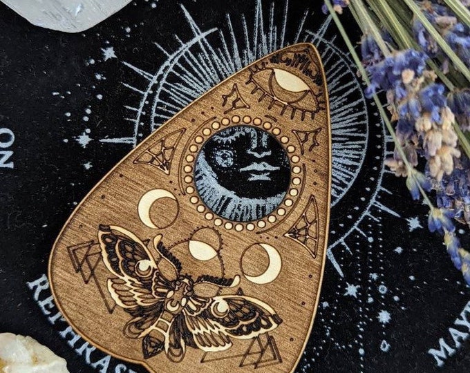 Ouija Planchette Lunar Moth - Etsy