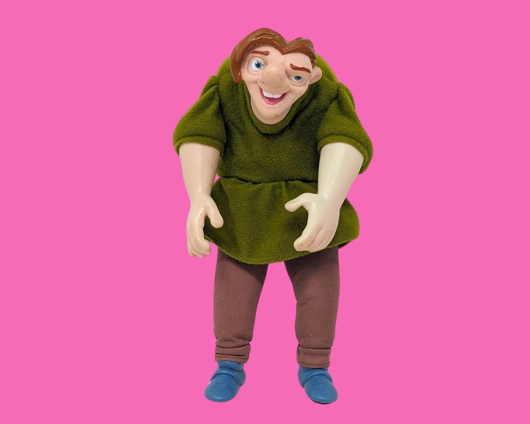 Vintage 1990's Quasimodo the Hunchback of Notre-dame Plushie Hand ...