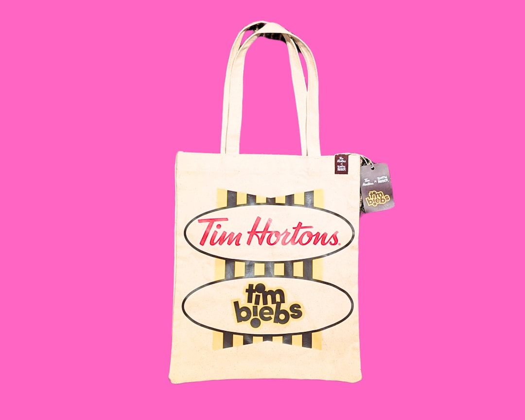 Tim Hortons Tim Biebs Tote Bag, New With Tags - Etsy