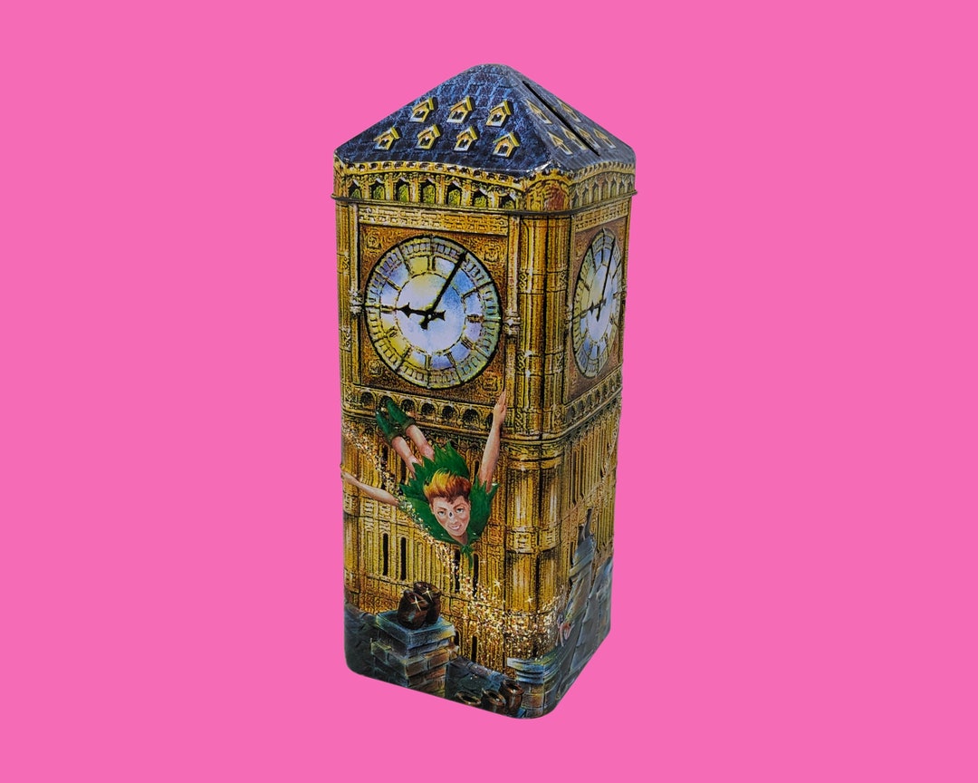 Churchill's Big Ben Peter Pan Money Tin Box - Etsy